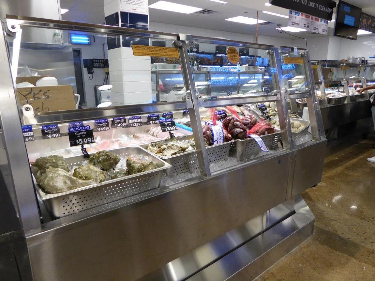 SeafoodCasesOnline.com - Convertible Self/Full-Service Frameless Glass ...
